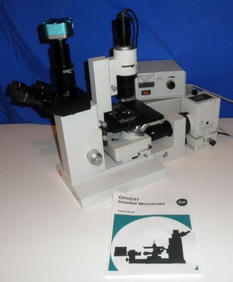Leitz Diavert Epivert Inverted Fluorescence Phase Microscope – My Store